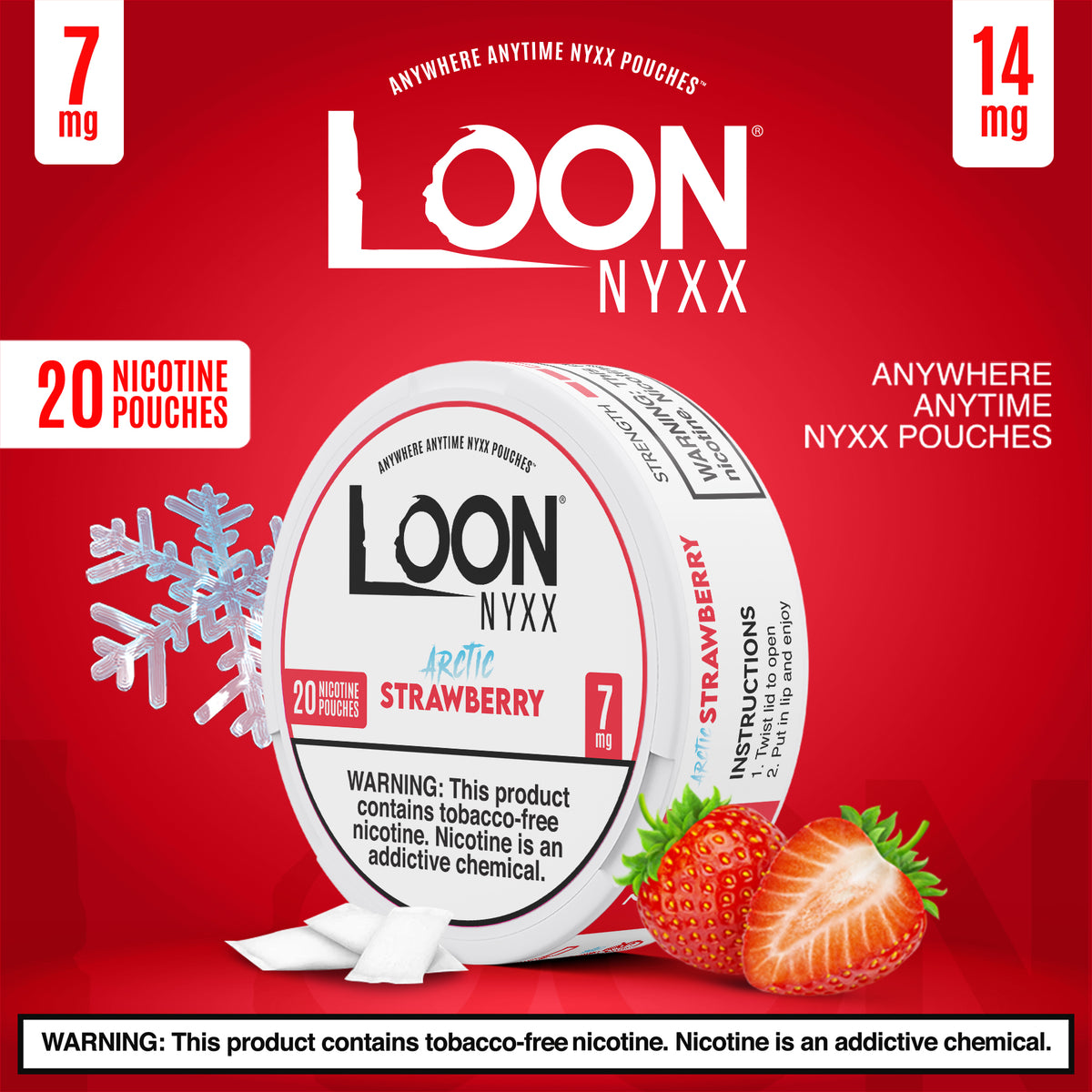 Loon Nyxx 5-Pack - Arctic Strawberry – The Loon Wholesale