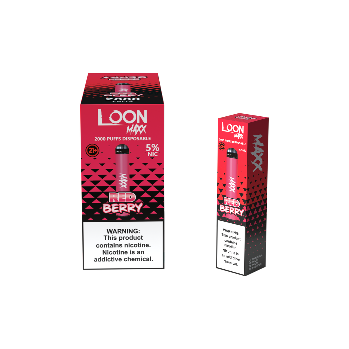 LOON MAXX 10-PACK - RED BERRY – The Loon Wholesale