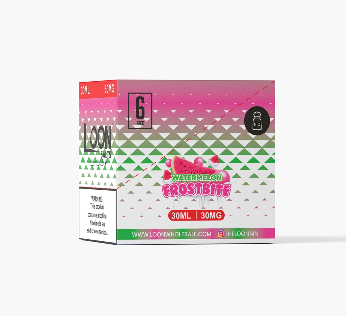 LOON SALTS 6-PACK- WATERMELON FROSTBITE – The Loon Wholesale